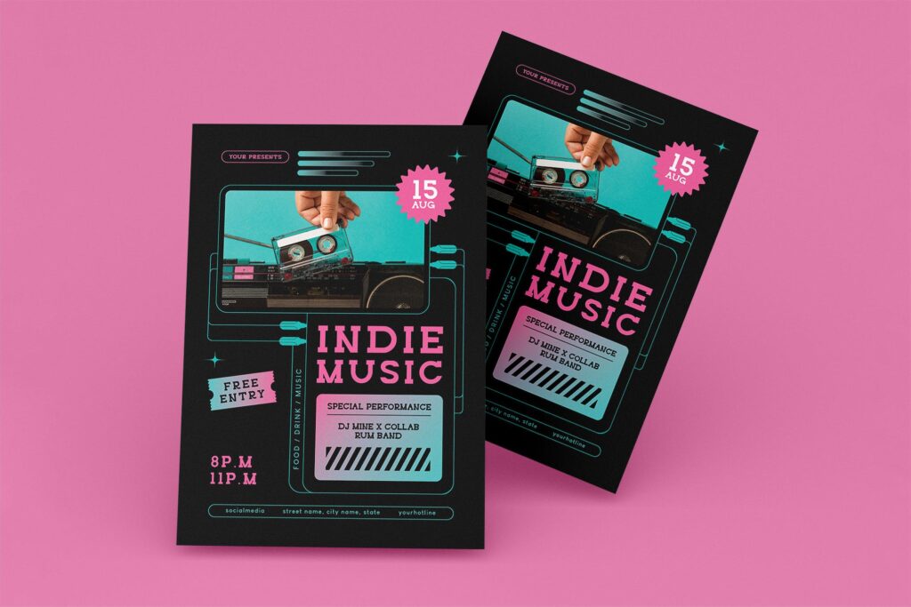 45+ Best Music & Band Flyer Templates | Design Shack