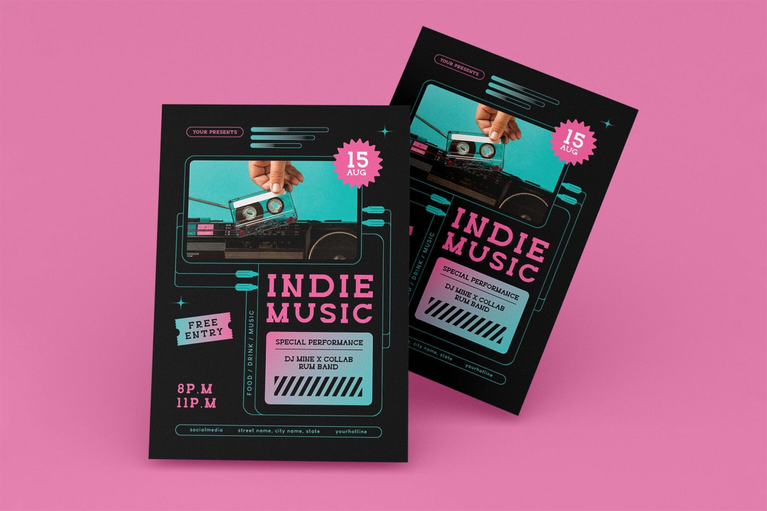 45+ Best Music & Band Flyer Templates | Design Shack