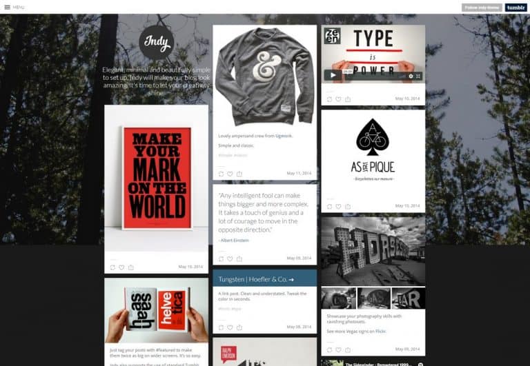 15+ Best Free Tumblr Themes | Design Shack