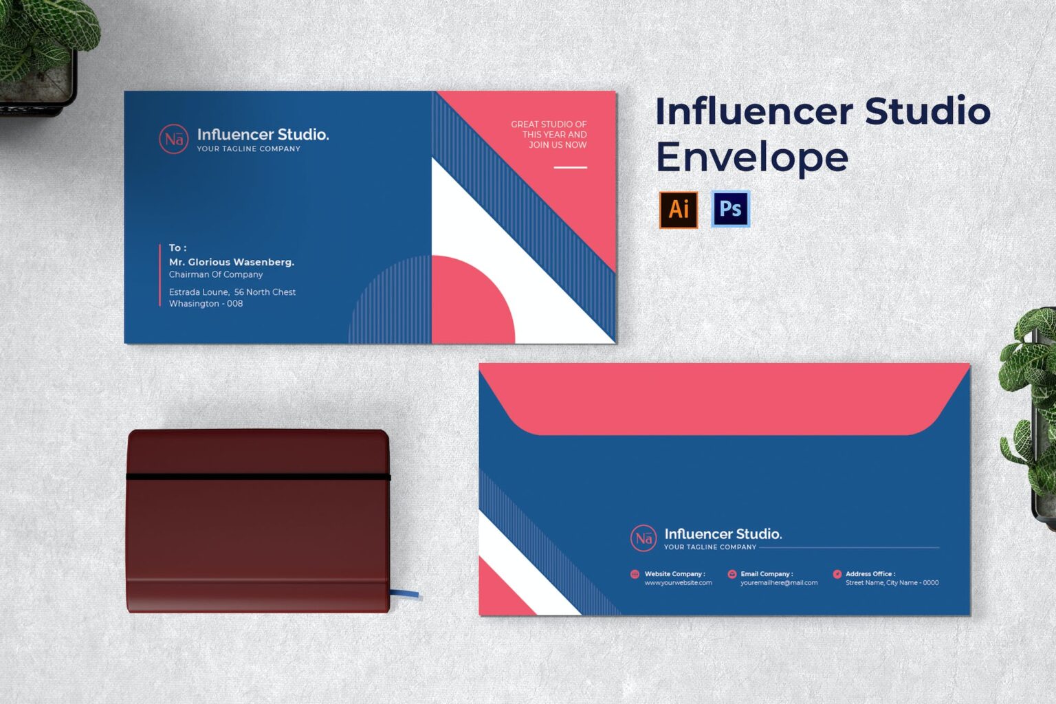 20+ Best Envelope Templates for InDesign, Word + More | Design Shack