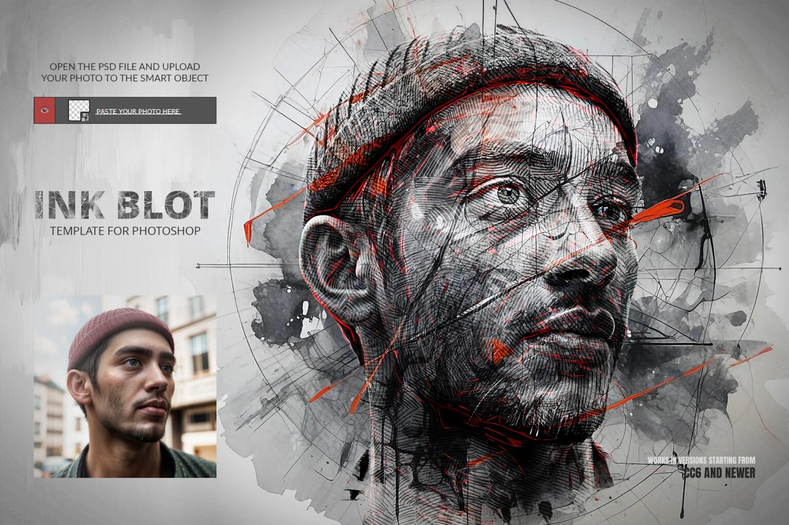 40+ Best Photo to Illustration Actions & Filters for Photoshop | Design ...