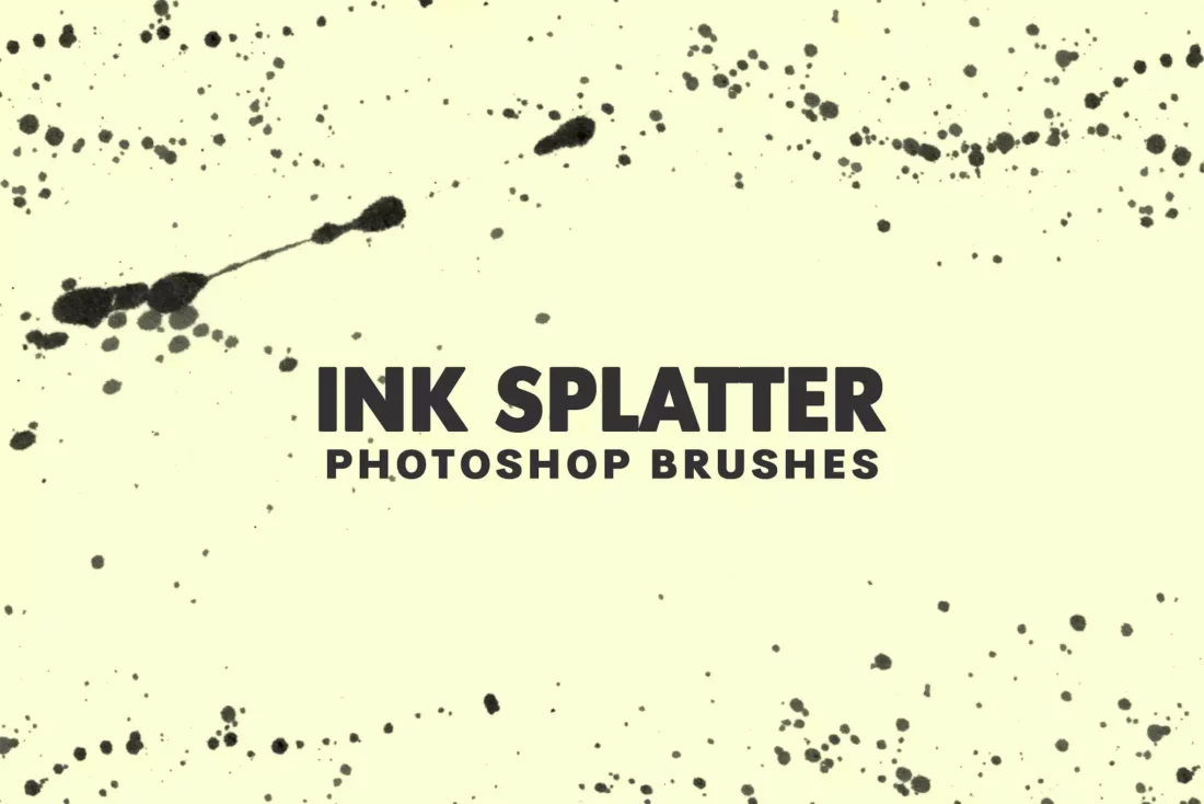 Ink Splatter Brushes for Photoshop | Design Shack