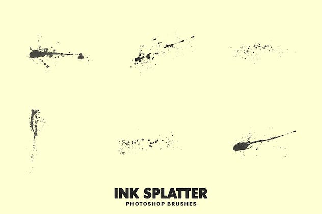 Ink Splatter Brushes for Photoshop | Design Shack