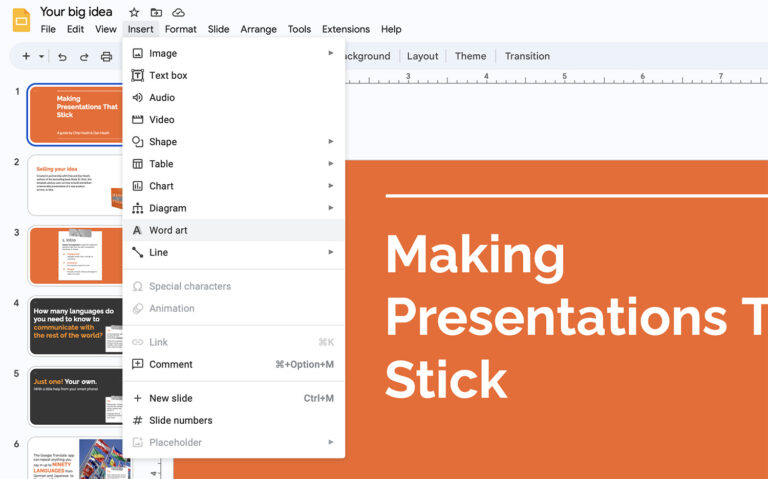 How to Curve Text in Google Slides | Design Shack