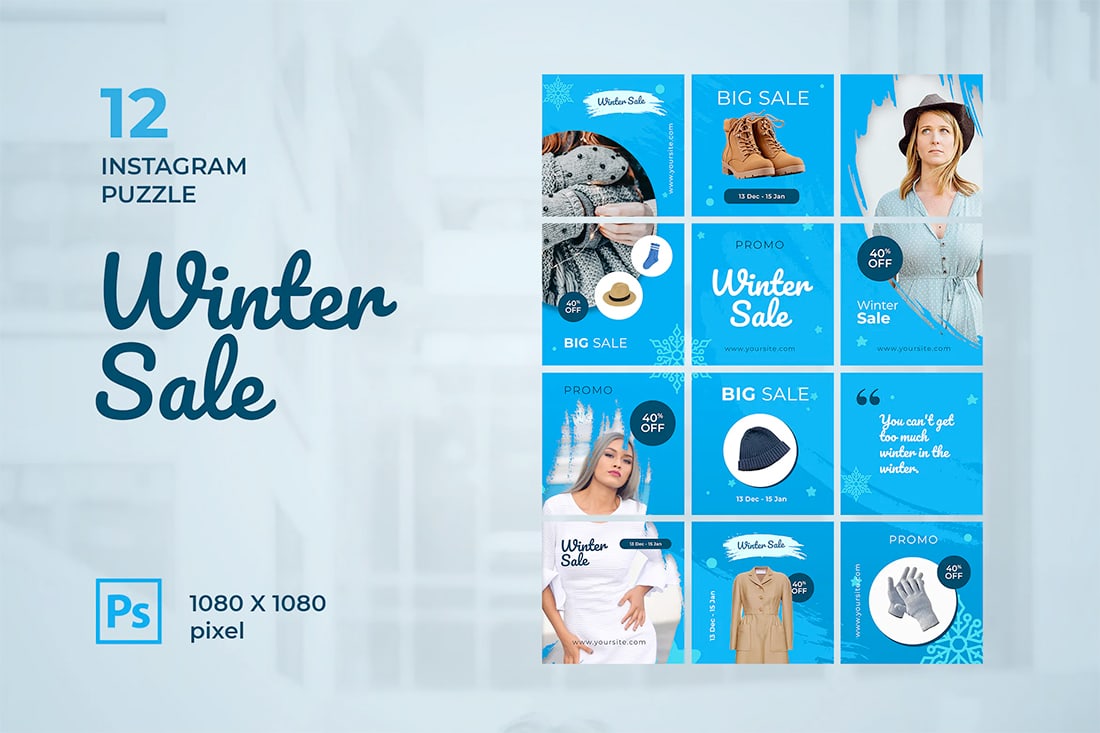 Instagram Grid Templates 20 Examples Tips Shack Design