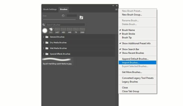 How to Import & Install Photoshop Brushes | Design Shack