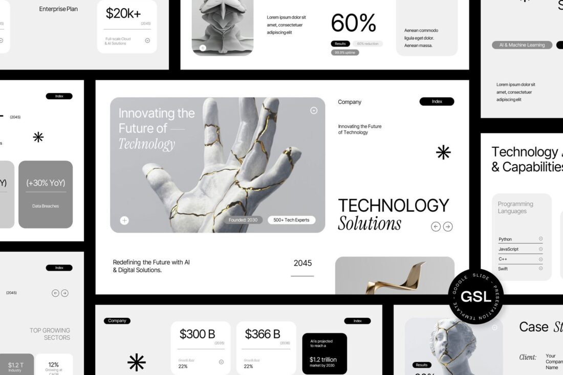 80+ Modern, Premium Google Slides Templates & Themes | Design Shack