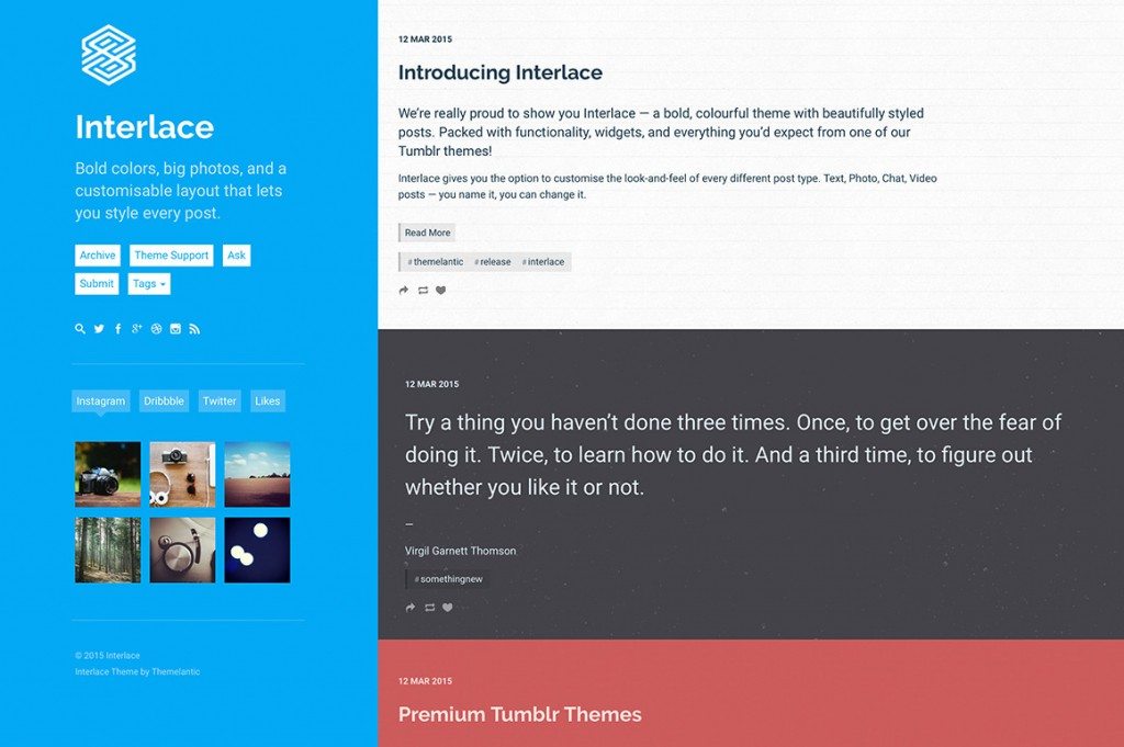 30 Premium Tumblr Themes With Beautiful, Minimal Design | Design Shack