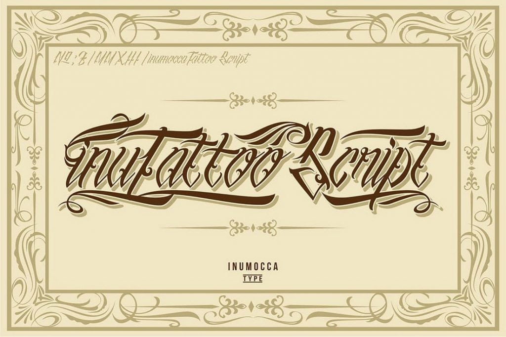 30+ Best Tattoo Fonts & Lettering | Design Shack