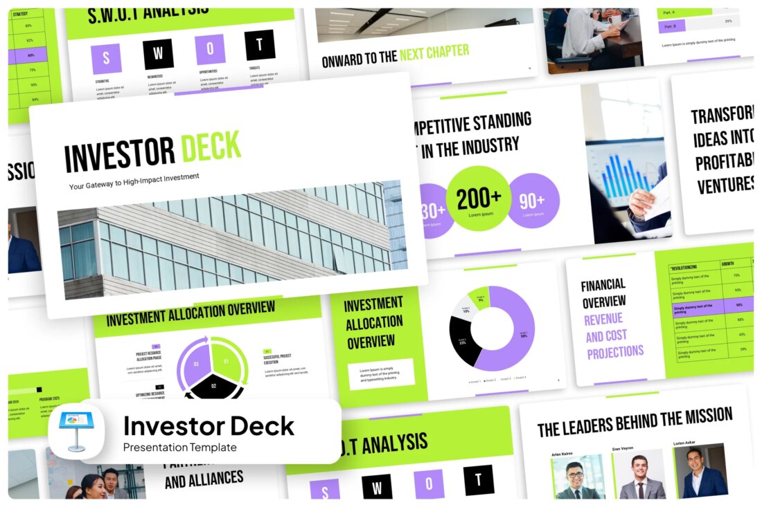 75+ Modern, Premium Keynote Templates | Design Shack