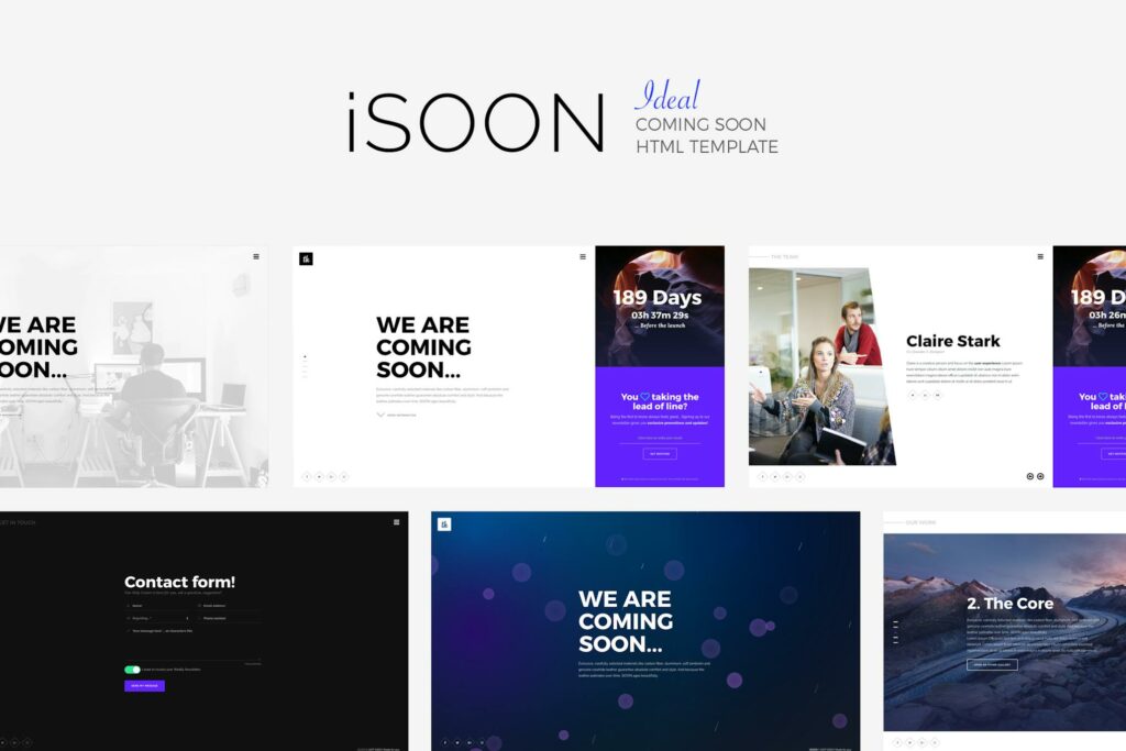 20+ Best Coming Soon Landing Page & Website Templates | Design Shack
