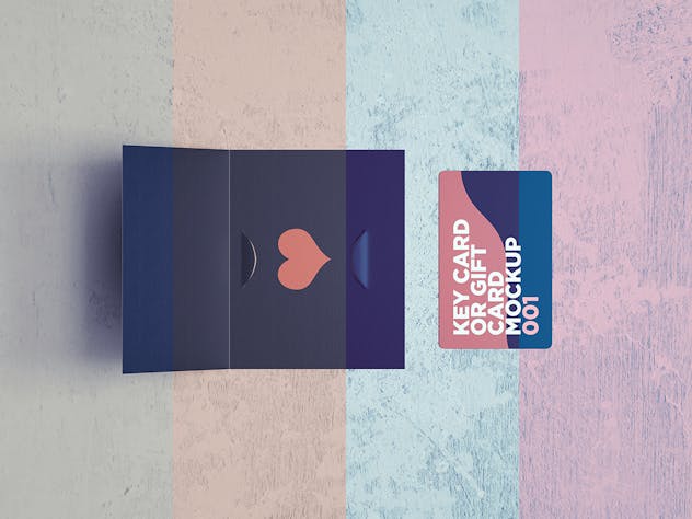Key Card or Gift Card Mockup | Design Shack