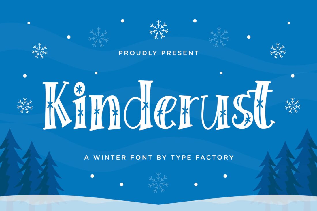30+ Best Winter, Ice & Snow Fonts (Free & Pro) | Design Shack