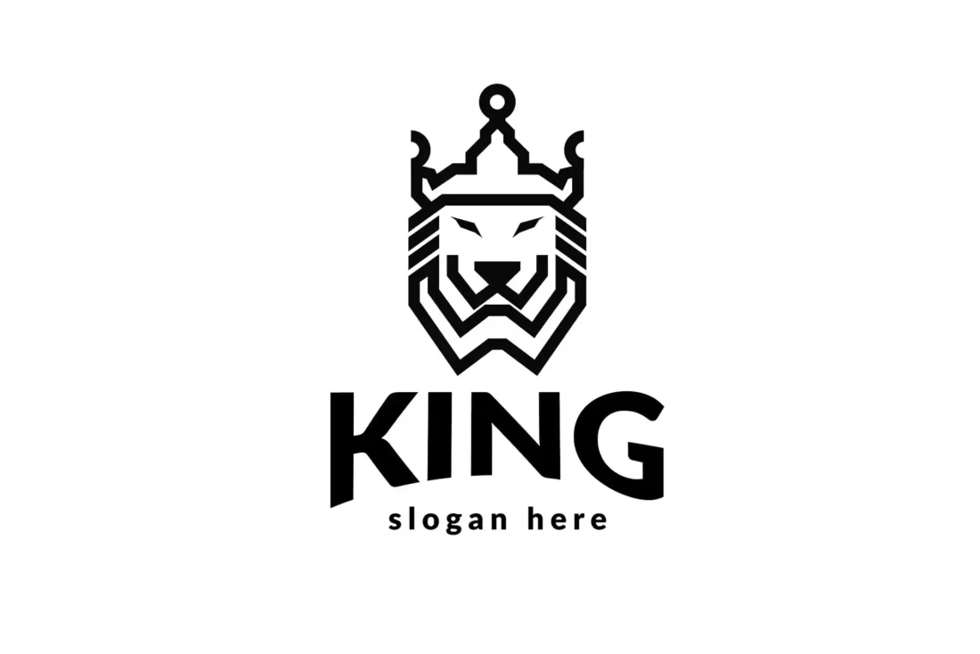 King – Simple Logo Template | Design Shack