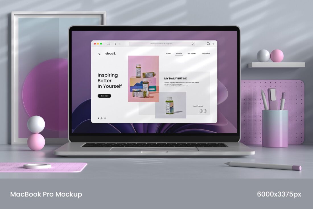 80+ Best Website PSD Mockups & Tools 2025