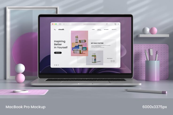 80+ Best Website PSD Mockups & Tools 2025 - Blog of Web Design ...