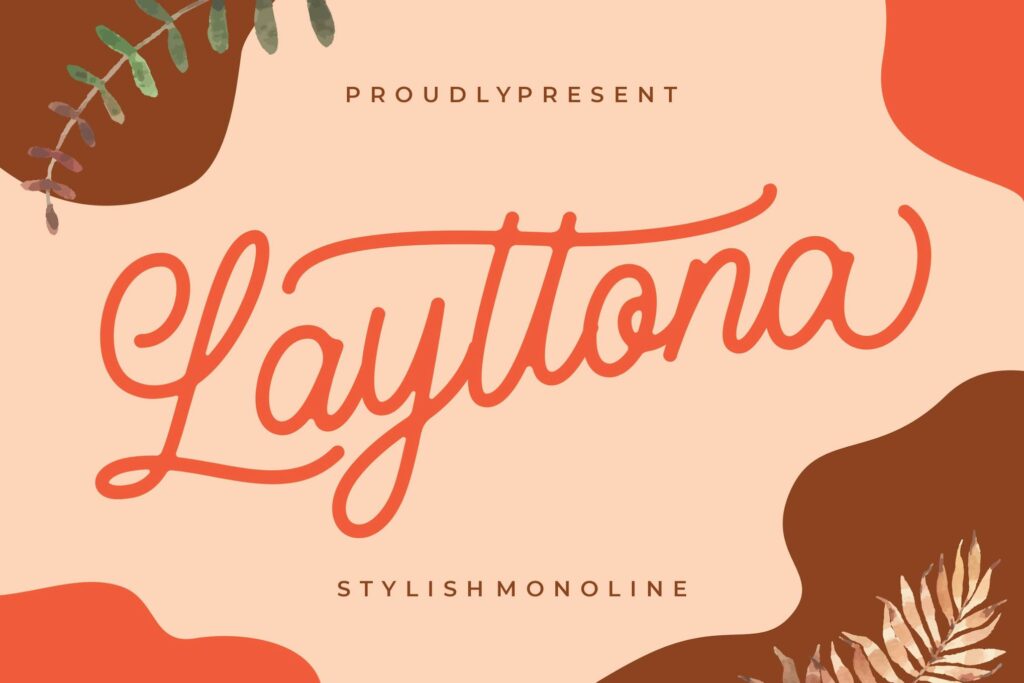 25+ Best Monoline Fonts for Creative Design Projects | Design Shack