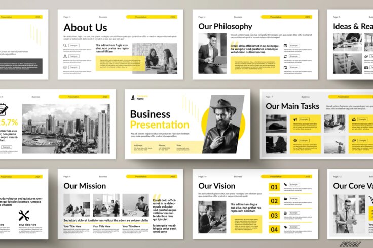 60+ Simple PowerPoint Templates (With Clutter-Free Design) | Design Shack