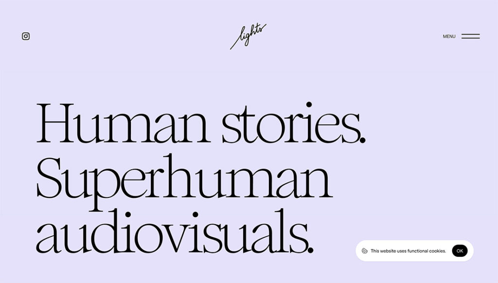 Design Trend: Text-Only Homepages | Design Shack