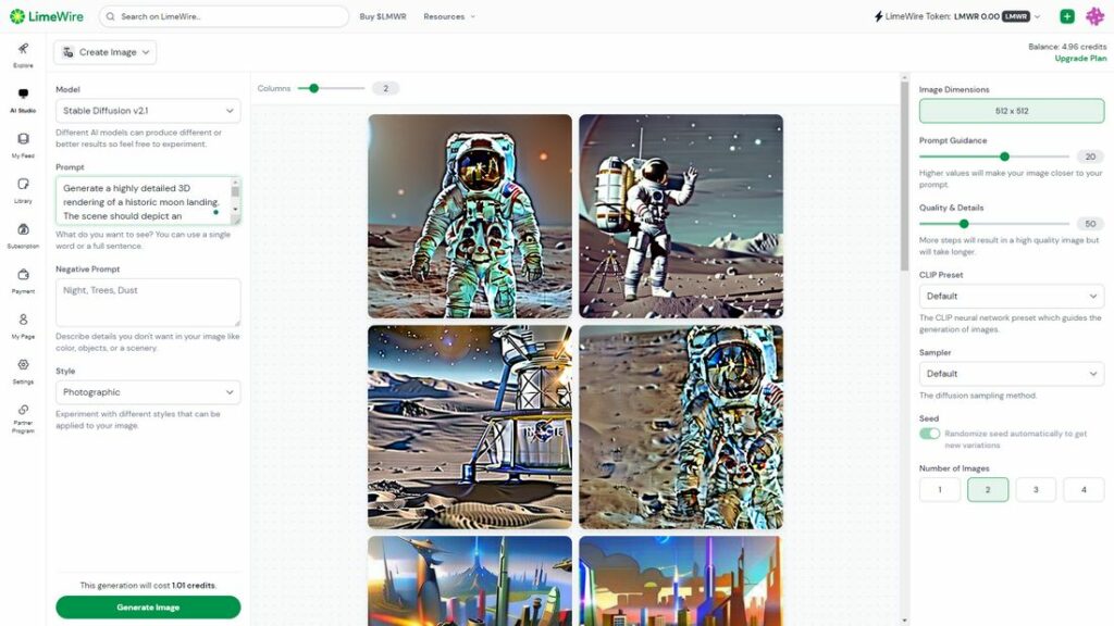 LimeWire: AI Content Publishing Platform With a Spin – Yes Web Designs