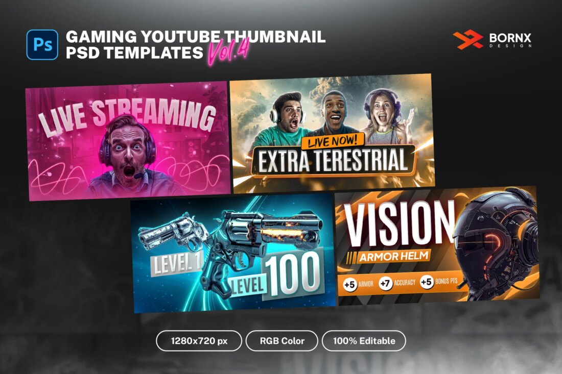 50+ Best YouTube Thumbnail Templates in 2025