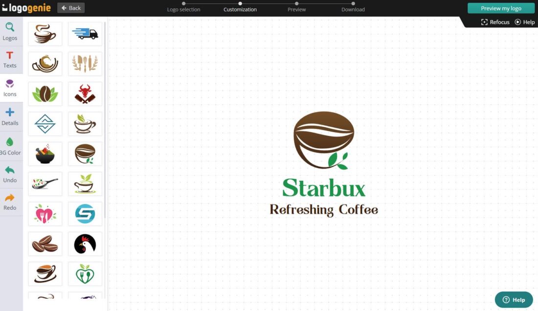 Logogenie: Craft a Unique Business Logo in 3 Simple Steps - Shack Design