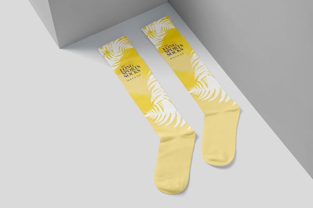 Long Socks Mockups | Design Shack