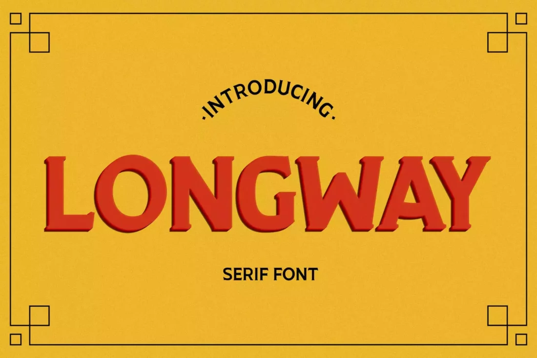Longway Vintage Serif Font | Design Shack