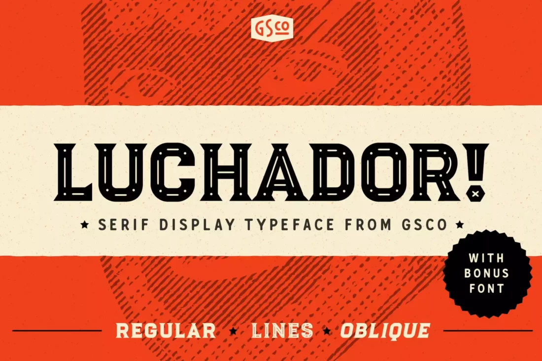 Luchador Font | Design Shack