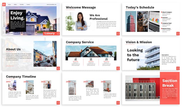 Luxury Real Estate Presentation Template | Design Shack