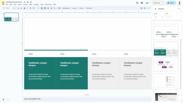 How to Make a Timeline on Google Slides | Design Shack