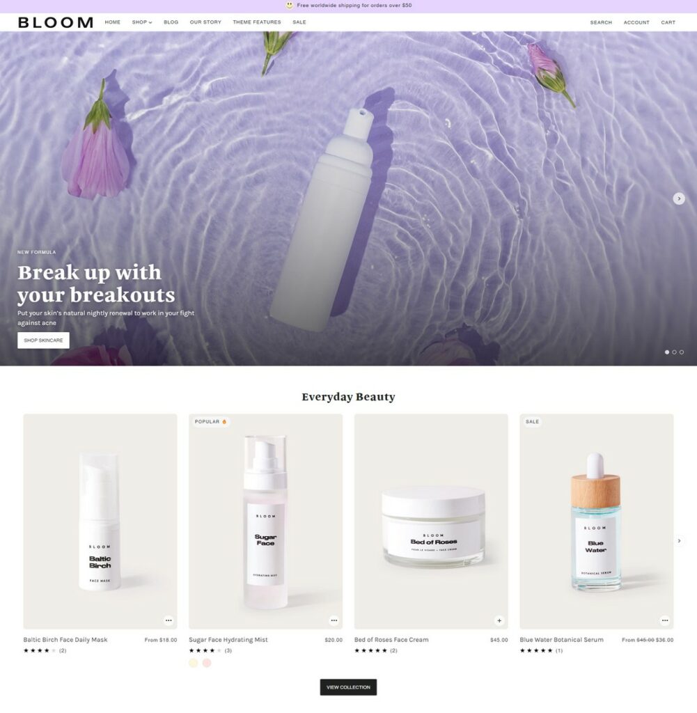 17+ Minimal Shopify Themes With Clean & Minimalist Design | Design Shack