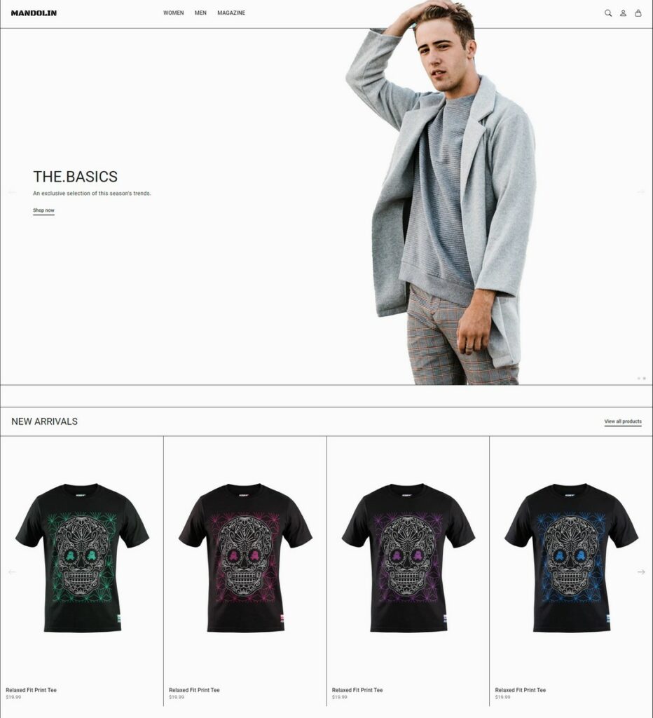 17+ Minimal Shopify Themes With Clean & Minimalist Design | Design Shack