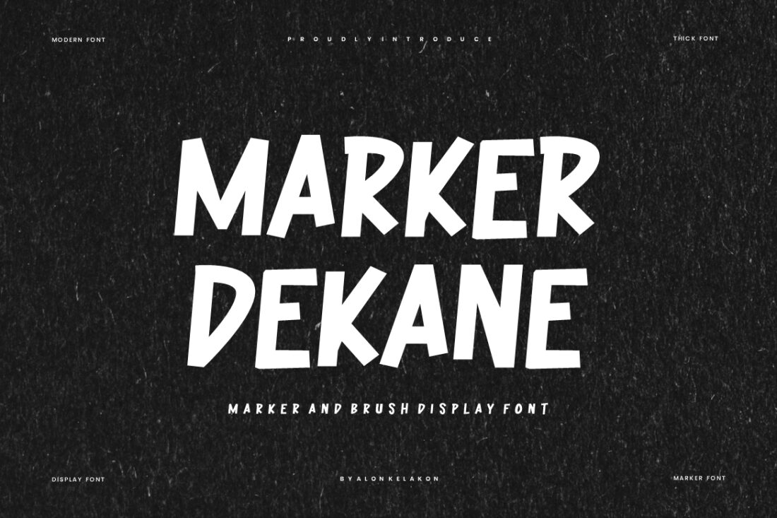 60+ Best Marker Fonts for Creative Typography 2025 | Design Shack