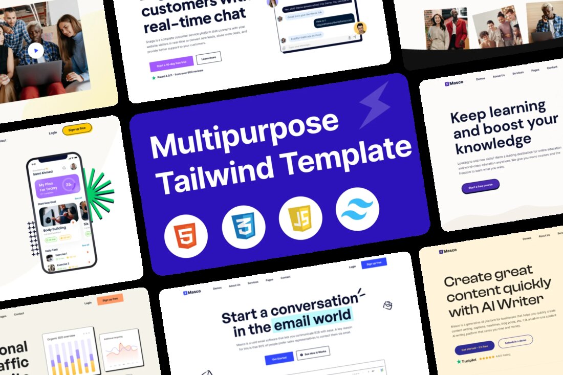 20+ Best Tailwind Templates (Landing Page, Dashboard & More) | Design Shack