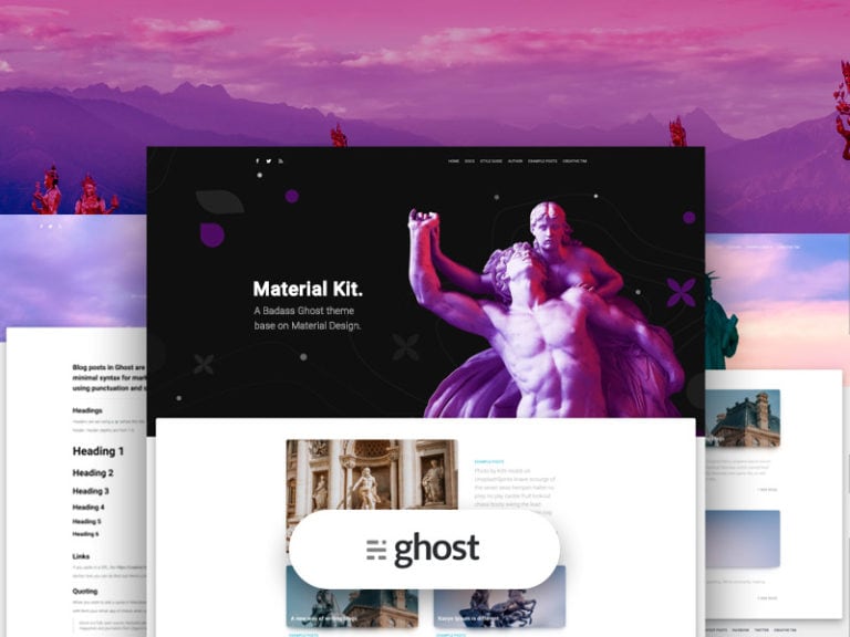 30 Beautifully Designed Ghost Themes | Design Shack