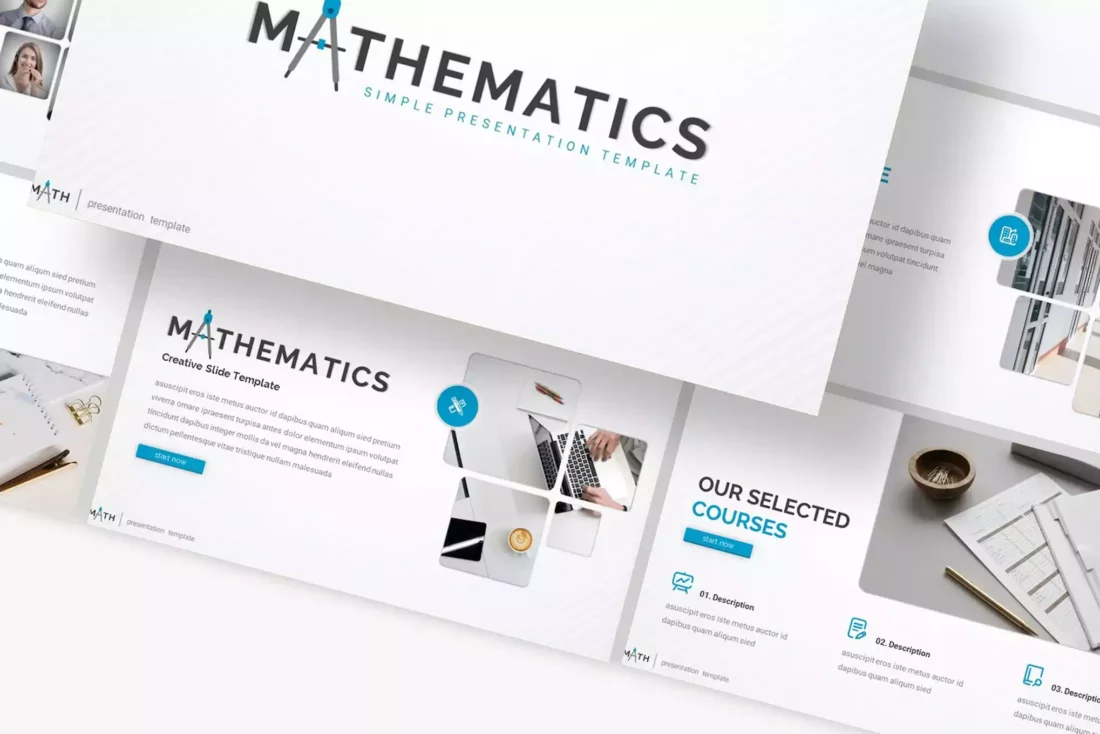 Mathematics Presentation Template | Design Shack
