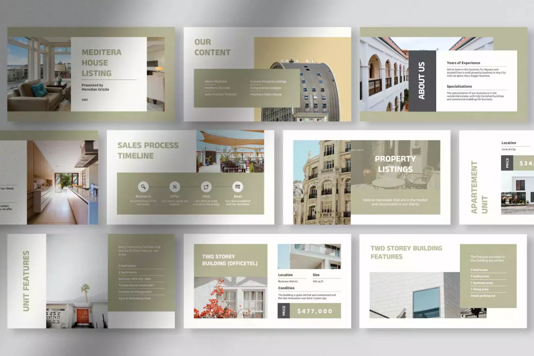 Meditera Presentation Template | Design Shack