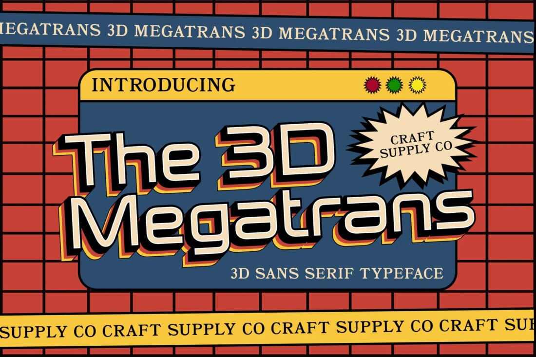 30+ Best 3D Fonts 2025 (Free & Premium) | Design Shack