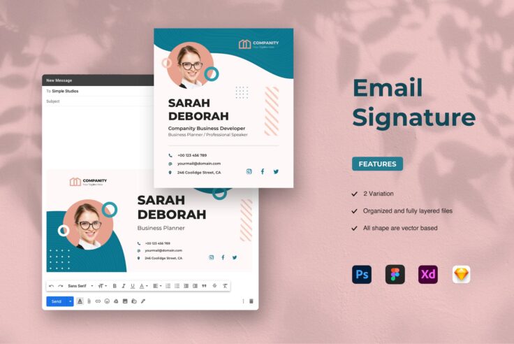25+ Best Professional Email Footer Signature Templates (+ Free Tips ...