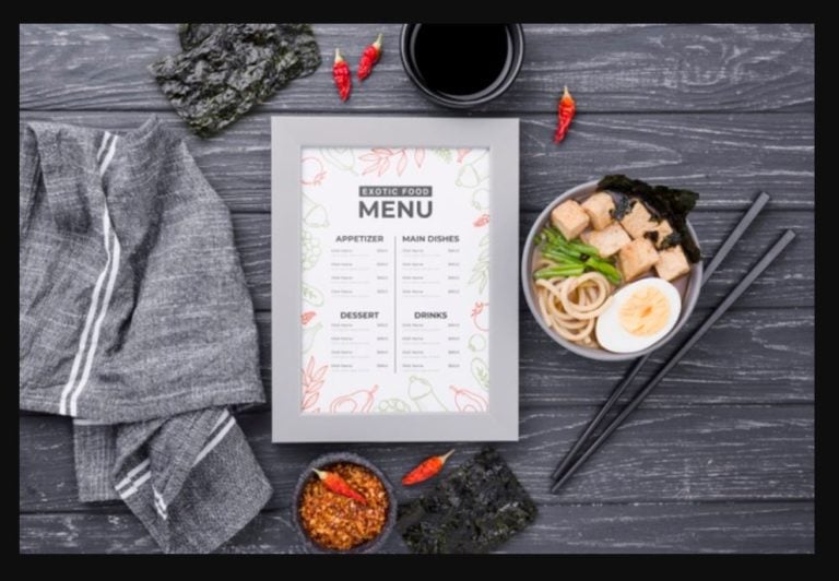 20+ Menu Mockup Templates (Free & Pro) | Design Shack