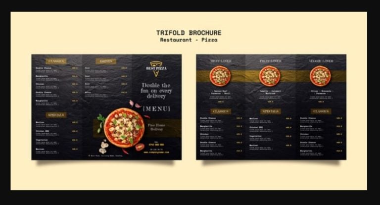 20+ Menu Mockup Templates (Free & Pro) | Design Shack