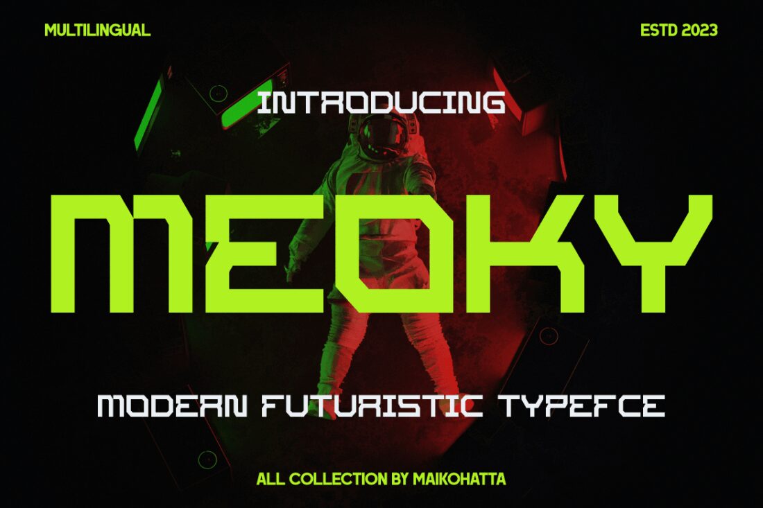 25+ Best Futuristic Robotic Fonts | Design Shack