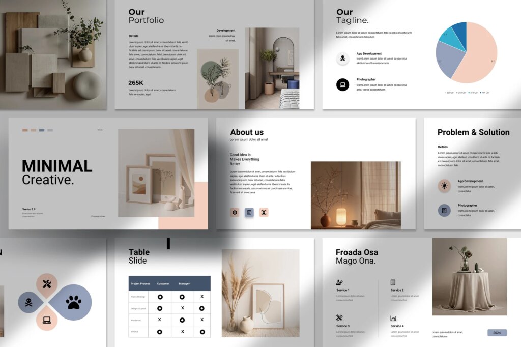 100+ Best Minimal PowerPoint Templates 2025 - Shack Design