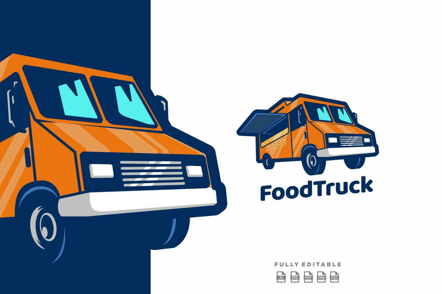 20+ Best Food Truck Logo Ideas & Templates | Design Shack