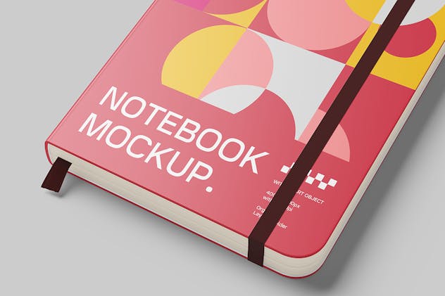 Minimal Notebook Mockup | Design Shack