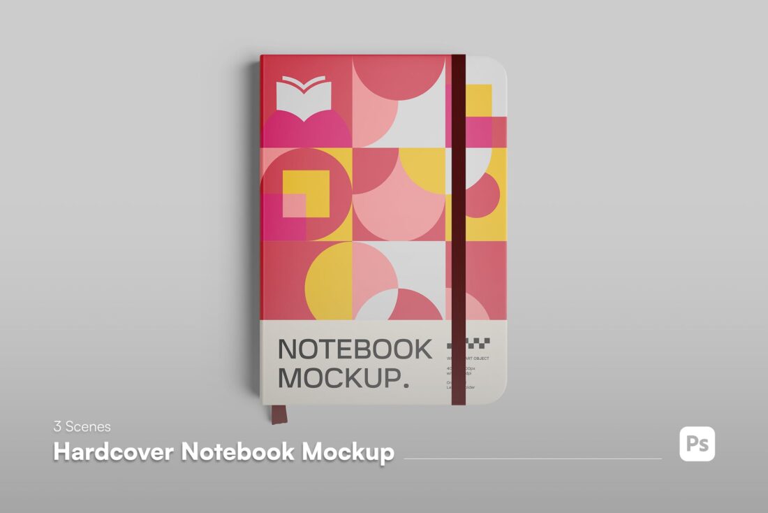 25+ Notebook Mockup Templates (Spiral Notebooks + More) - Shack Design