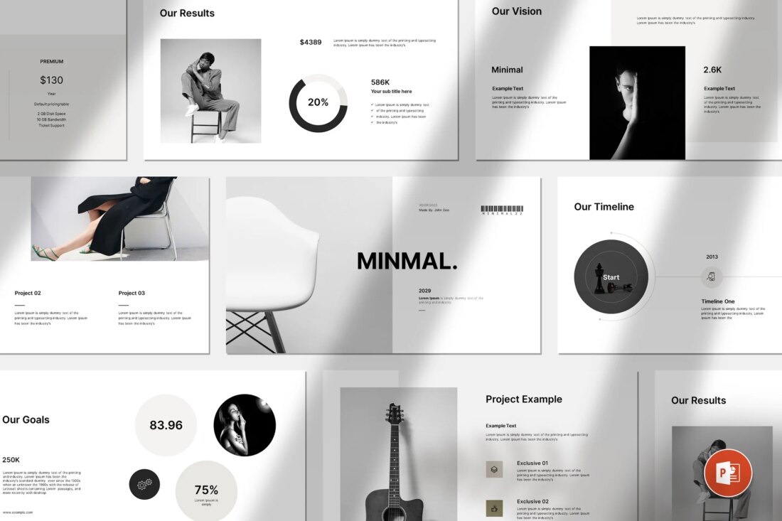 60+ Simple PowerPoint Templates (With Clutter-Free Design) | Design Shack