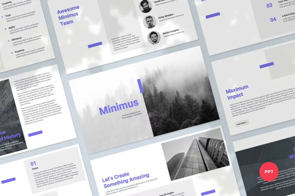 70+ Best Minimal PowerPoint Templates 2023 | Design Shack