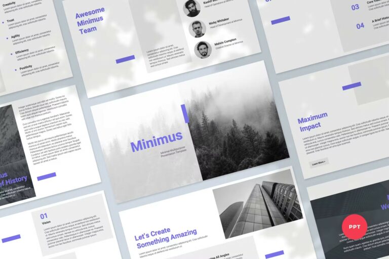70+ Best Minimal PowerPoint Templates 2023 | Design Shack